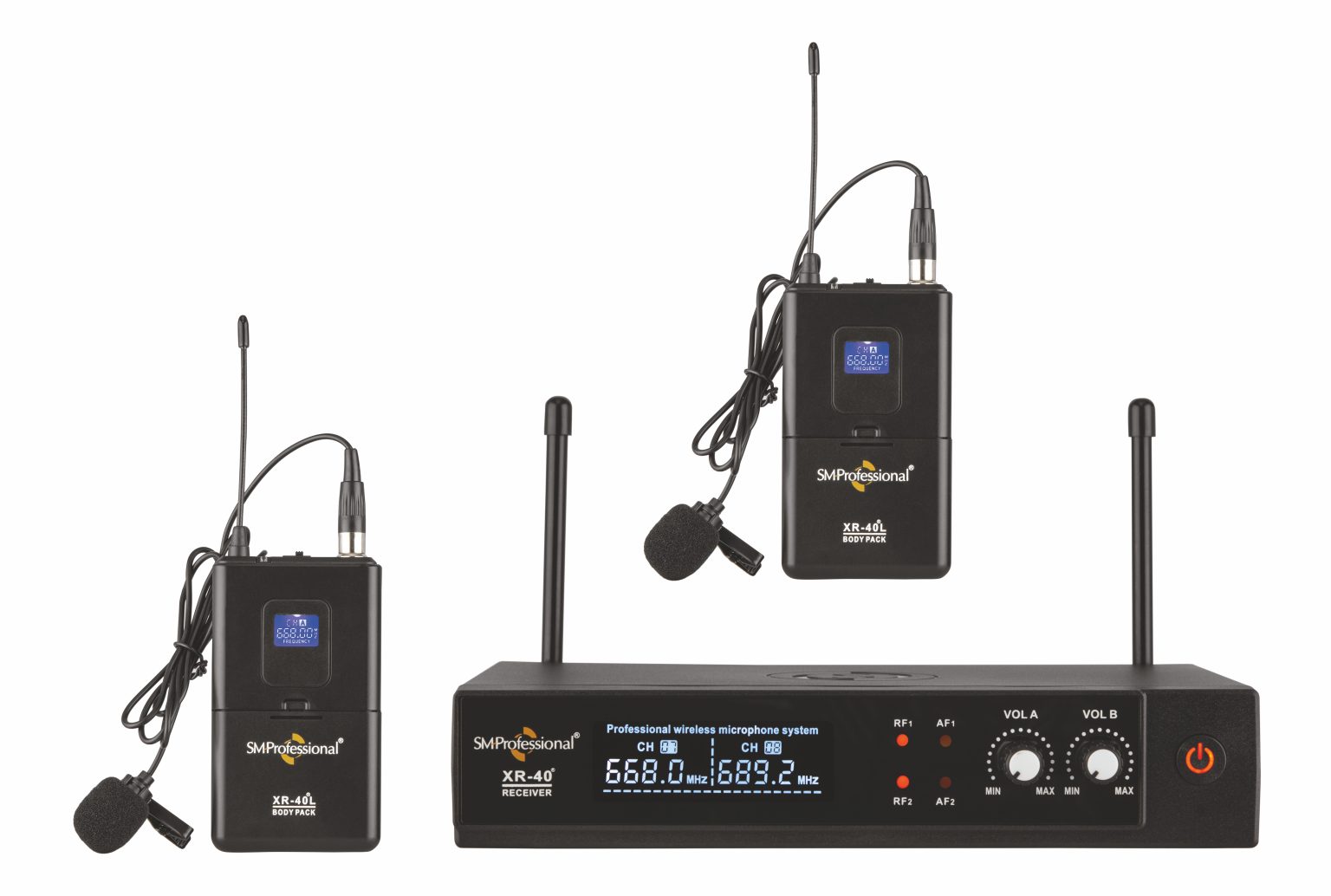XR 40 LL Dual Lapel Wireless Microphone System Distributor