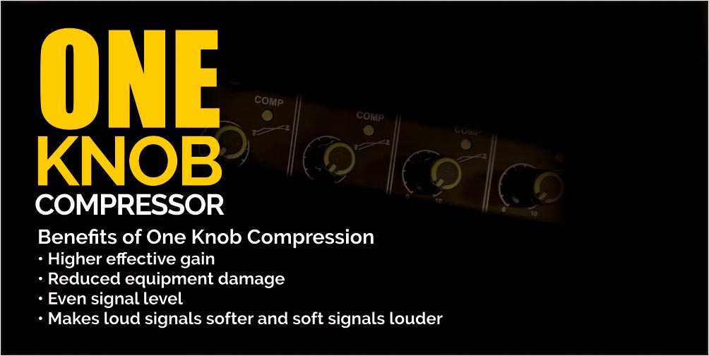 Using One Knob Compression on the Orb Series Mixer by Studiomaster ...