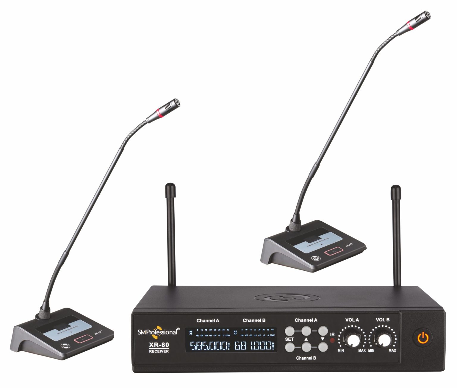 XR 80 CC Dual Conference Wireless Microphone System Distributor